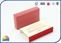 China Gold Stamping Drawer Paper Boxes For Christmas Gift Flocking Decorated for sale