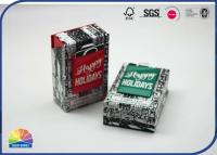China Glittering Words Hinged Lid Rigid Paper Box Pack Festival Gift for sale
