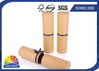 China Small Lovely Cylinder Round Cardboard Gift Box Paper Packaging Tube with Ribbon and Lids for sale