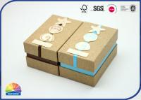 China Vintage Rigid Shoulder Box For Earrings Ring Ribbon Decorated for sale