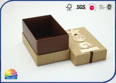 China Vintage Rigid Shoulder Box For Earrings Ring Ribbon Decorated for sale