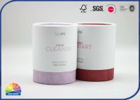 China Cylindrical Essence Cosmetic Set   Paper Packaging Tube Customized Color Logo for sale