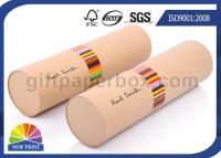 China Branded Logo Cardboard Paper Packaging Tube Cylinder Box With Design Printed for sale