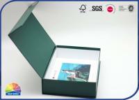 China Plain Printed Magnetic Closure Flap Paper Cardboard Gift Boxes With Hinged Lid for sale
