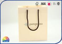 China Customized 4C Printed Paper Gift Bag With Handle Eco Friendly for sale