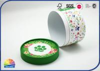 China 4C Printed Round Paper Packaging Tube Matte Lamination Recycled Customized for sale