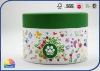 China 4C Printed Round Paper Packaging Tube Matte Lamination Recycled Customized for sale