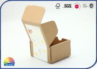 China E Flute Kraft Corrugated Mailer Boxes For Gift Soap Packaging for sale