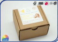 China E Flute Kraft Corrugated Mailer Boxes For Gift Soap Packaging for sale