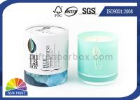 China Metallic Foils Cylinder Gift Paper Packaging Tube Rolled Edge Recycled for sale