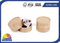 China Watch Jewelry Round Cardboard Packaging Box UV Glosses Embossing for sale