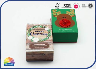 China Eco Friendly Customized Recycles Hinged Lid Gift Box 4C Printed Matte Lamination for sale