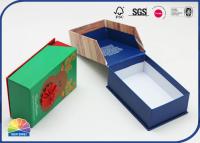 China Eco Friendly Customized Recycles Hinged Lid Gift Box 4C Printed Matte Lamination for sale