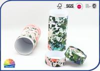 China Gold Stamping Cardboard Paper Packaging Tube Cosmetics Cylinder Box for sale
