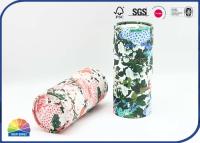 China Gold Stamping Cardboard Paper Packaging Tube Cosmetics Cylinder Box for sale