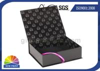 China Customized Design Ribbon Closure Cardboard Gift Box 4C Printing for sale
