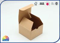 China Silkscreen Embossing Kraft Paper Gift Boxes 250gsm Small Size Custom for sale