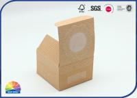 China Silkscreen Embossing Kraft Paper Gift Boxes 250gsm Small Size Custom for sale