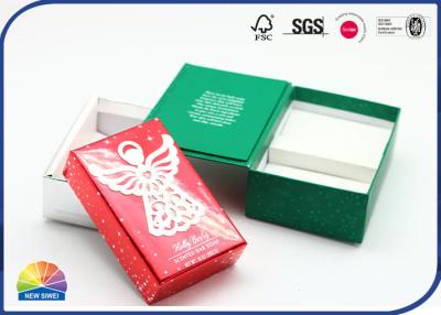 China Matt Lamination Hinged Lid Gift Box 1000gsm Cardboard Christmas Gift Pack for sale