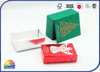 China Matt Lamination Hinged Lid Gift Box 1000gsm Cardboard Christmas Gift Pack for sale