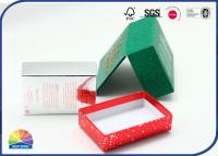 China Matt Lamination Hinged Lid Gift Box 1000gsm Cardboard Christmas Gift Pack for sale