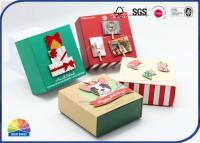 China 1000gsm Cardboard Hinged Lid Gift Box Glitter Powder Decorated For Christmas Gift for sale