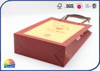 China Custom CMYK  Printed Paper Shopping Bags With Logo Eco Friendly Recyclable Material for sale