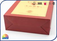 China Custom CMYK  Printed Paper Shopping Bags With Logo Eco Friendly Recyclable Material for sale