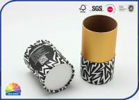 China Resuable Customized 4C Printed Gift Paper Packaging Tube Eco Friendly For Tea for sale