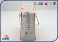 China CMYK Customized 4C Printed Paper Gift Bags Ribbon Handle For Food Product for sale
