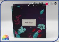 China CMYK Gold Stamping Printed Gift Paper Shopping Bags Luxury With Custom Logo for sale