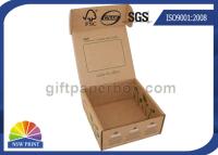 China Printed Brown Corrugated Mailer Box kraft paper gift boxes Beauty Product Packaging for sale