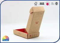 China Reusable Thick E Flute Corrugated Mailer Box Matt Varnishing Kraft Paper Boxes for sale
