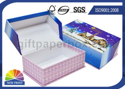 China Rigid Cardboard Clamshell Soap Gift Paper Box Printing for Christmas Promotion for sale