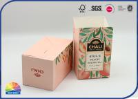 China 250gsm Solid Bleached Sulphate Folding Carton Box Gold Stamping For Tea Packing for sale