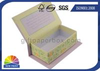 China Customized Hinged Lid Printed Rigid Gift Box For Eyeliner Beauty Products for sale