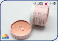 China 4C Printed Recycled Paper Packaging Tube CMYK Customized Logo for sale