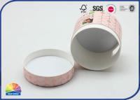 China 4C Printed Recycled Paper Packaging Tube CMYK Customized Logo for sale