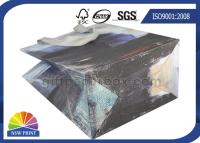 China Personalized 190g White Kraft Paper Shopping Bags Full Color Printing SGS Approval for sale
