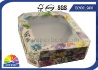 China Detachable Lid Custom Printing Rigid Gift Box With Clear PVC Window OEM / ODM for sale