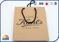 China Eco Friendly CMYK 4C Printed Kraft Paper Bags Customized Logo Packaging for sale