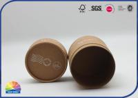 China Christmas Product  Kraft Paper Tube Packaging CMYK 4C Printed Customized Logo for sale