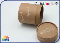 China Christmas Product  Kraft Paper Tube Packaging CMYK 4C Printed Customized Logo for sale