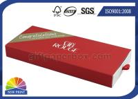 China Cosmetics Packaging Paper Sleeve Box / Paper Slide Box SGS FSC Approvals for sale