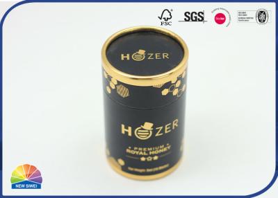 China Food Grade Cylinder Paper Packaging Tube With Aluminum Foil Inner Custom Libs for sale