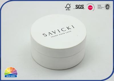 China Luxury Cardboard Flat Top Cylinder Paper Packaging Tube Kraft Paper Canister For Jewel for sale