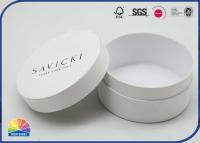 China Luxury Cardboard Flat Top Cylinder Paper Packaging Tube Kraft Paper Canister For Jewel for sale