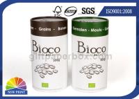 China Aluminum Foiling Inside Paper Packaging Tube / Cardboard Cylinder Packaging Box for sale