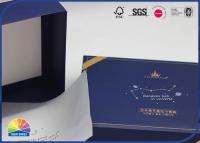 China Customized CMYK Hot Stamping Paper Gift Box Matt Lamination For Towel Clothing for sale