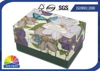 China Small Hard Paperboard Luxury Gift Box Packaging For Bath Bomb / Soap / Candle for sale